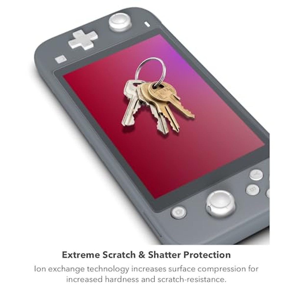 Invisible Shield ZAGG - Glass Elite+ Advanced Strength for Maximum Protection for Your Nintendo Switch, clear (200107647)