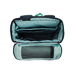 Travelon Greenlander Sustainable Anti-Theft 21L Backpack, Light Blue, 11" W x 19" H x 6.5" D