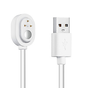 Wasserstein Bundle - Arlo White 16ft Weatherproof Magnetic Charging Cable & 2-Pack White Adjustable Metal Mount Compatible with Arlo Pro 3/Pro 4 & Arlo Ultra/Ultra 2 ONLY