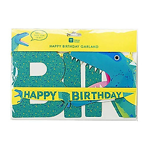 Party Dinosaurs Happy Birthday Garland 3.5M