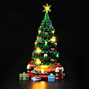 BRIKSMAX Led Lighting Kit for Christmas Tree - Compatible with Lego 40338 Building Blocks Model- Not Include The Lego Set
