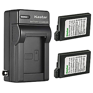 Kastar 2-Pack Battery and AC Wall Charger Replacement for Sony PSP-S110, PSPS110 Battery, Sony PSP-2010, PSP-3000, PSP-3001, PSP-3002, PSP-3003, PSP-3004, PSP-3005, PSP-3006, PSP-3007 PlayStation