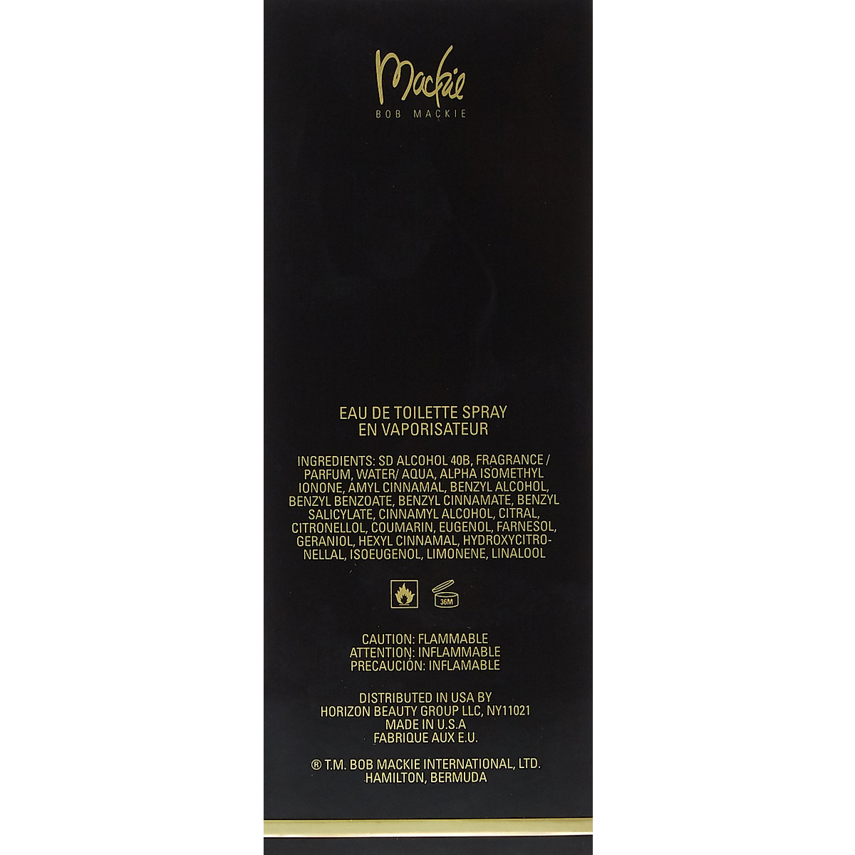 MACKIE by Bob Mackie Eau De Toilette Spray 3.4 oz for Women - 100% Authentic