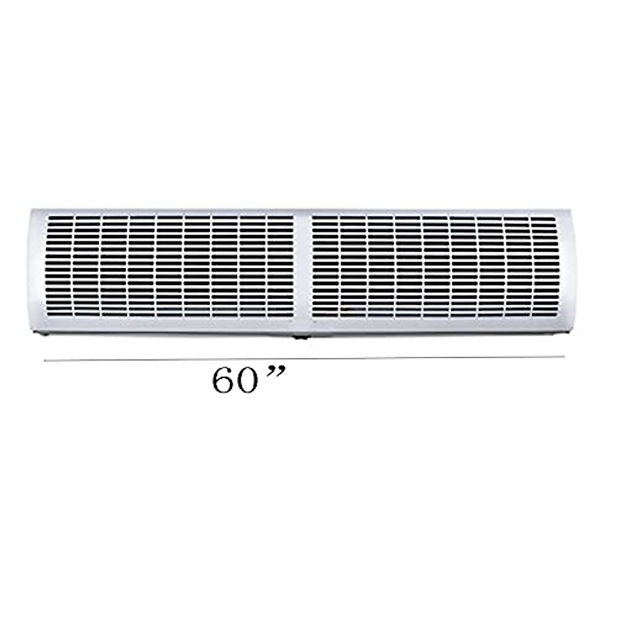 Lamps Door Hanging Air Curtain, Low Noise, Remote Control, Dustproof, Anti-Odor, Fresh Air (Size : 60")