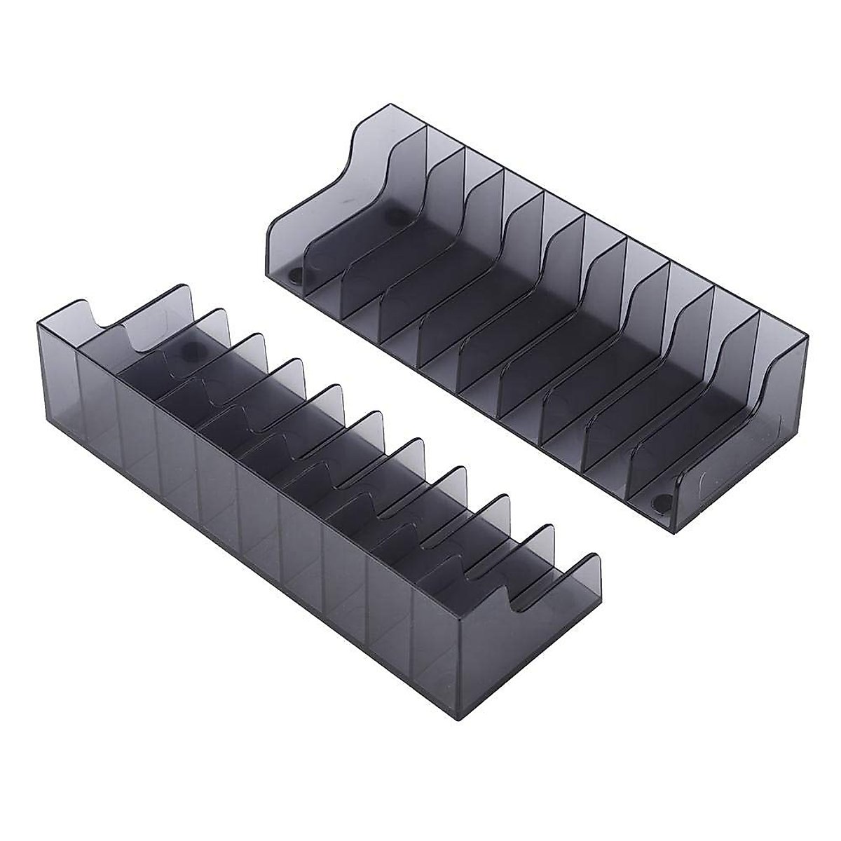 2 PCS Game Card Box CD Storage Stand Holder, Large Capacity Bracket, Precise cuts and interfaces, for PS4/SLIM/PRO Game Consoles