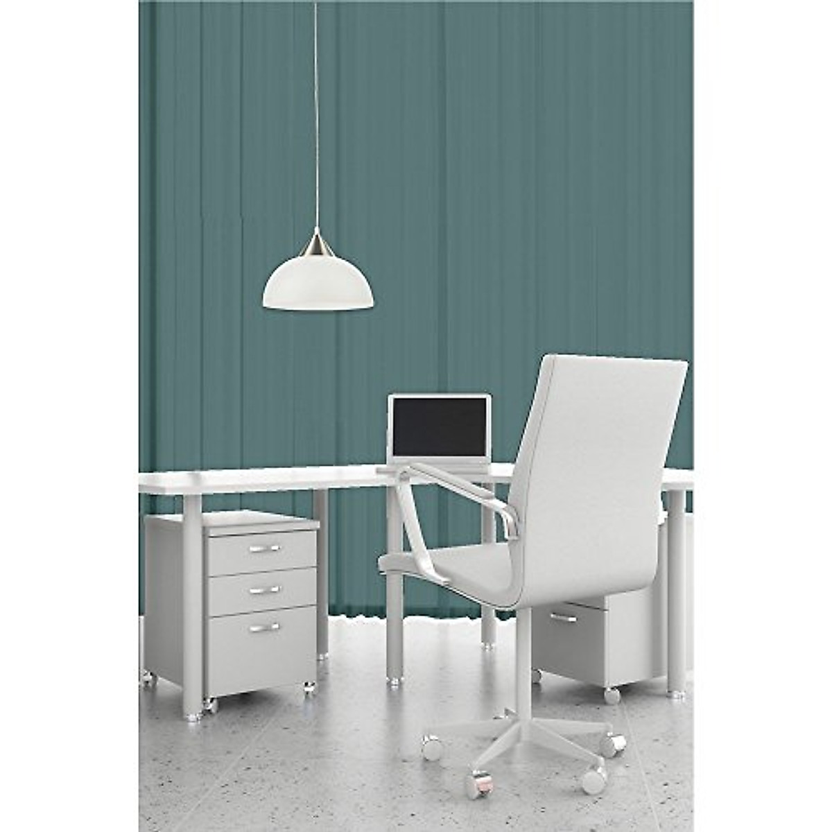 Globe Electric 64413 1-Light Plug-in Pendant, Brushed Steel, Frosted White Shade, 15ft Clear Cord, in-Line On/Off Switch, E26 Base Socket, Kitchen Island, Café, Hanging Light, Home Improvement