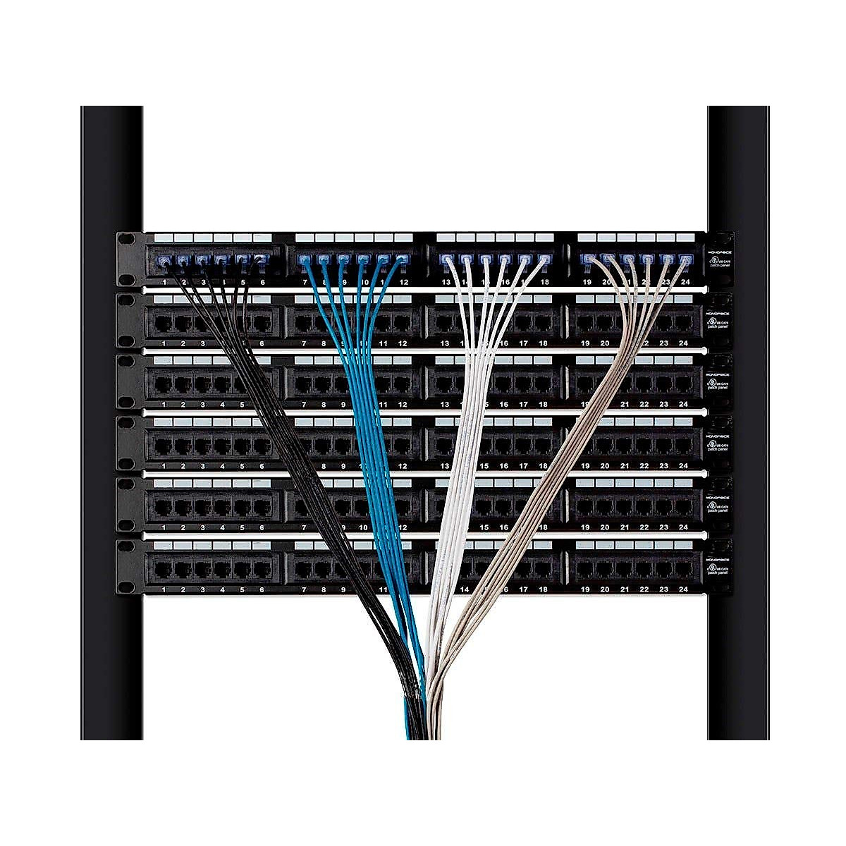 Monoprice SlimRun Cat6A Ethernet Patch Cable - Network Internet Cord - RJ45, Stranded, UTP, Pure Bare Copper Wire, 30AWG, 2 Feet, Orange, 5-Pack