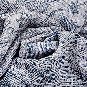 Well Woven Overdyed Helode Machine Washable Grey Vintage Oriental Medallion Area Rug 5x7 (5' x 7')