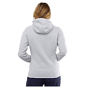 Salomon Women's Bise Hoodie W, Ebony, X-Small