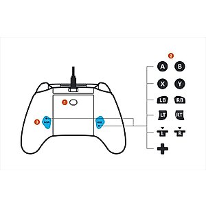 PowerA Enhanced Wired Controller for Xbox One - White, Gamepad, Wired Video Game Controller, Gaming Controller, Xbox One, Works with Xbox Series X|S