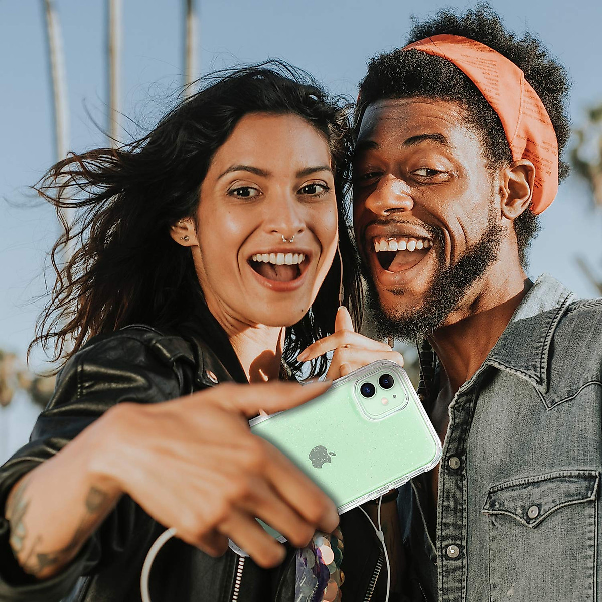 Coolwee Glitter Full Protective Case Compatible with iPhone 12, Compatible with iPhone 12 Pro Heavy Duty Hybrid 3 in 1 Rugged Shockproof Women Girls Rose Gold for Apple iPhone 12 Pro 6.1 inch