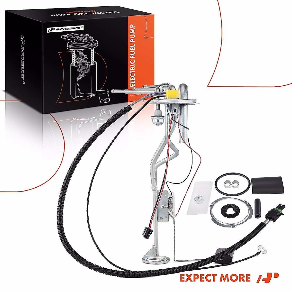 A-Premium Fuel Gas Tank Sending Unit Compatible with Chevrolet Blazer 1987-1991, R10/R20/R1500/R2500/V10/V20 Suburban & GMC Jimmy, R1500/V1500 Suburban, 31 Gallon Tank, with 4 Outlets