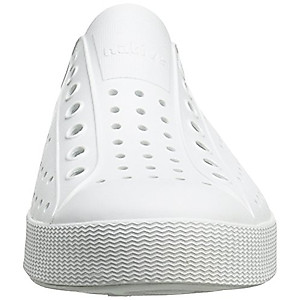 Native Shoes, Jefferson, Lightweight Sneaker for Adults, Shell White/Shell White, 10 M US Women/8 M US Men