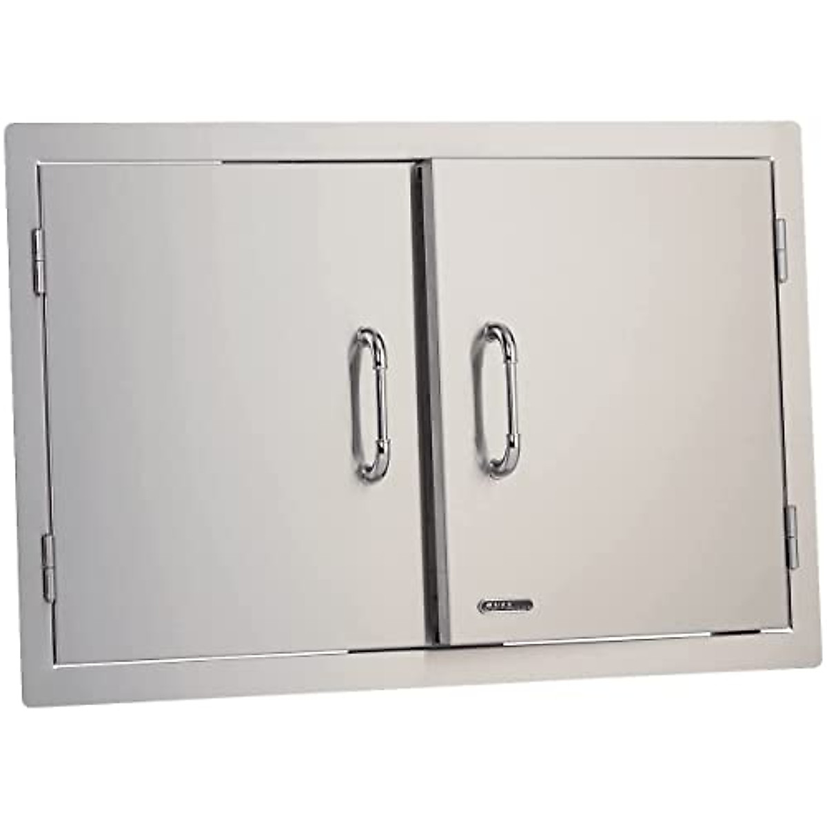 AMS Fireplace BULL grill 30'' Outlaw BBQ Grill with BULL single Side Burner, 30'' Double Doors, Single Drawer, Trash/Propane Drawer, (Natural Gas) FREE Bio-Ethanol Table-top Fire pit