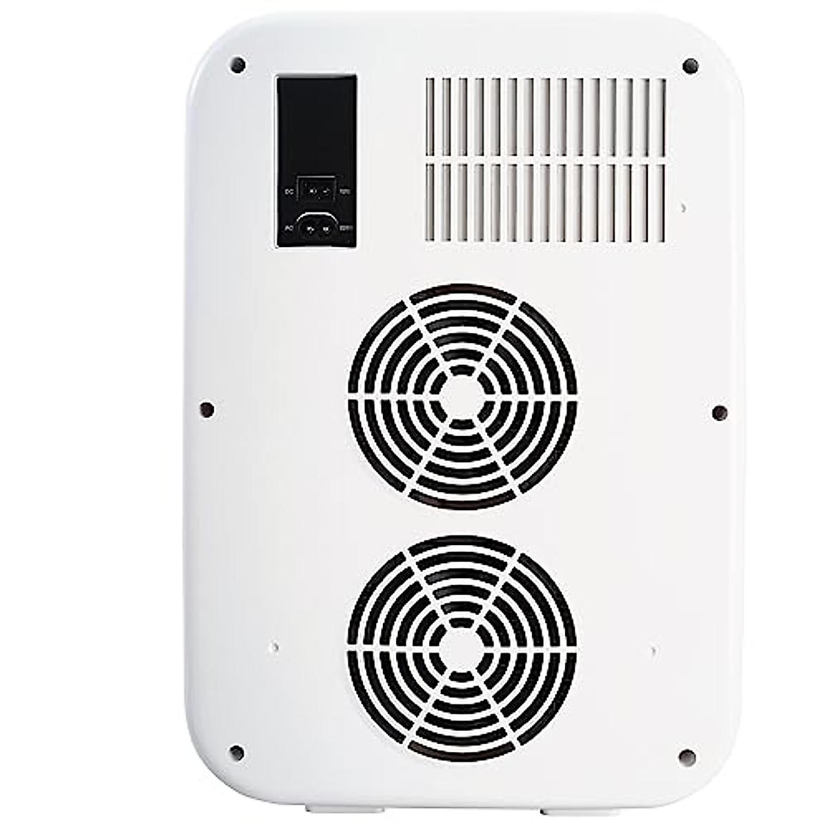 VEVOR Mini Fridge, 20L Skincare Fridges with Temper Control Touch Screen, Portable Small Beverage Refrigerator for Bedroom Office Car Dorm, AC/DC Cool Warmer for Cosmetic Drink Milk, White