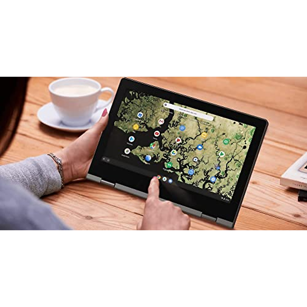 Lenovo Chromebook C340 2-in-1 Convertible Laptop in Silver Intel Processor up to 3.6Ghz 4GB DDR4 32GB eMMC 11.6in IPS Touchscreen BT Webcam (Renewed)