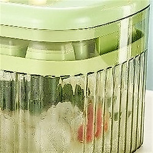 SOOVI Ice Buckets Press Type Ice Cube Maker Ice Box Tray Food Grade Kitchen Gadget Ice Bucket Ice Ball Mould For Quick-freeze