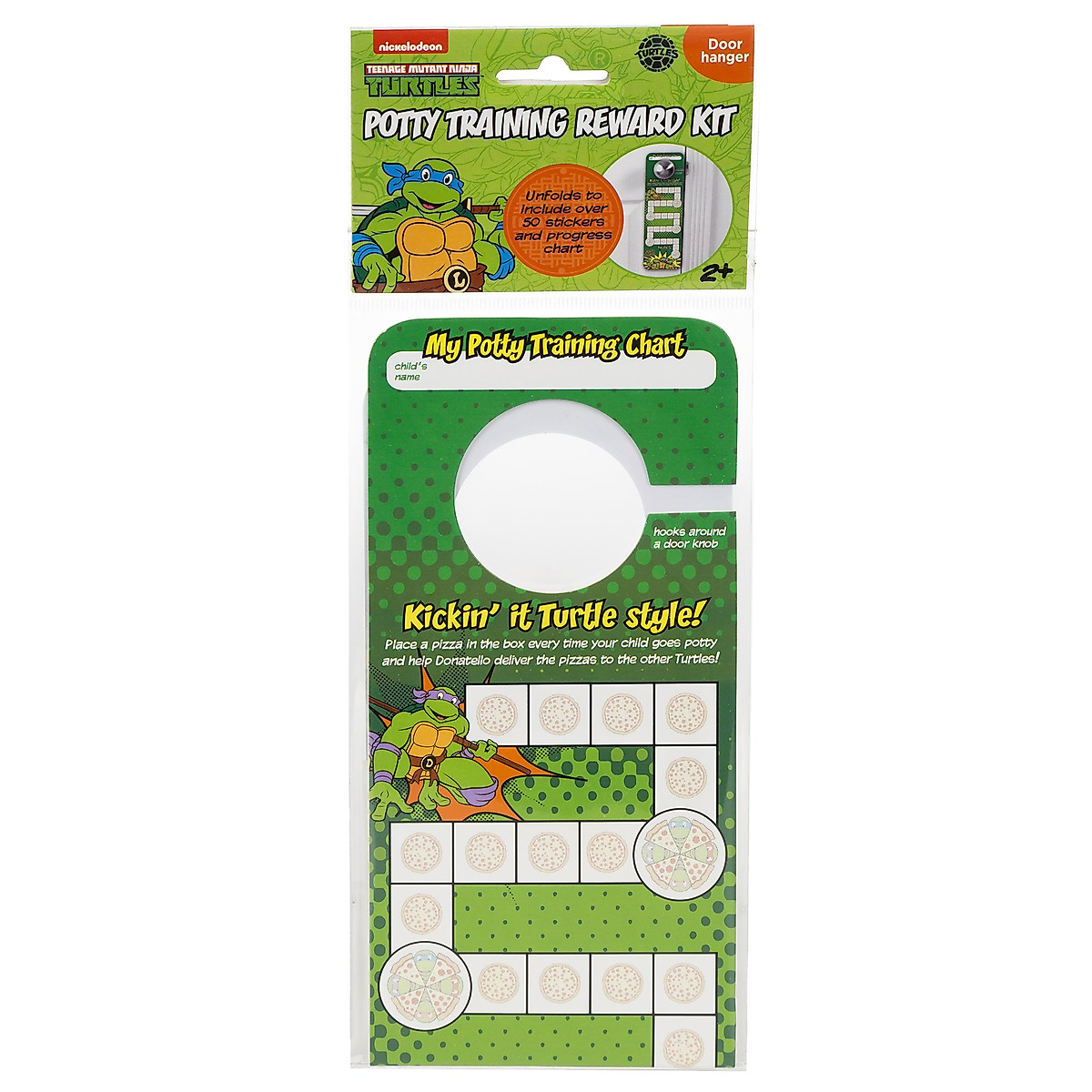 Nickelodeon TMNT Door Hang Version Potty Rewards Kit