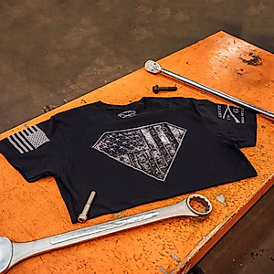 Grunt Style Super Steel Men's T-Shirt (Black, XXLarge)