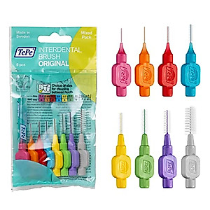 TEPE Interdental Brush Original, Soft Dental Brush for Teeth Cleaning, Mixed Pack