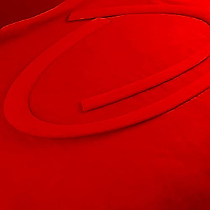 Toworldit 4pcs/Set Alcantara + ABS Material Inner Door Panel Cover Trim Sticker Compatible with BMW Mini Cooper R60 2011-2016 (Red)