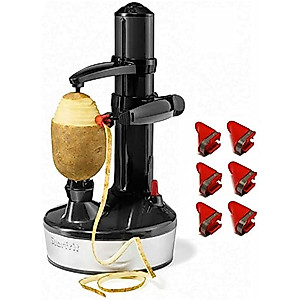 This item Starfrit Rotato Express 2.0 + 6 Replacement Blades | Updated Model - Electric Peeler (Black)