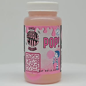 Atomic Bubbles: Bubble Love Bubblegum Scented Bubbles - 2 Pack - 4oz Bottles, Oversized Wand, Kids Events, Party Favors, Indoor & Outdoor, Non-Toxic