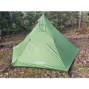 Hot Tent with Stove Jack Camping Tipi Tent FIREHIKING for 1-2 Person 4 Season