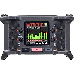 Zoom F6 6-Input / 14-Track Multitrack Field Recorder + Zoom BTA-1 Bluetooth Adapter + Zoom PCF-6 Protective Case + Photo4Less Black Cleaning Cloth – Top Value Accessory Recording Bundle