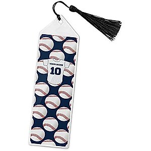 Baseball Jersey Book Mark w/Tassel (Personalized)