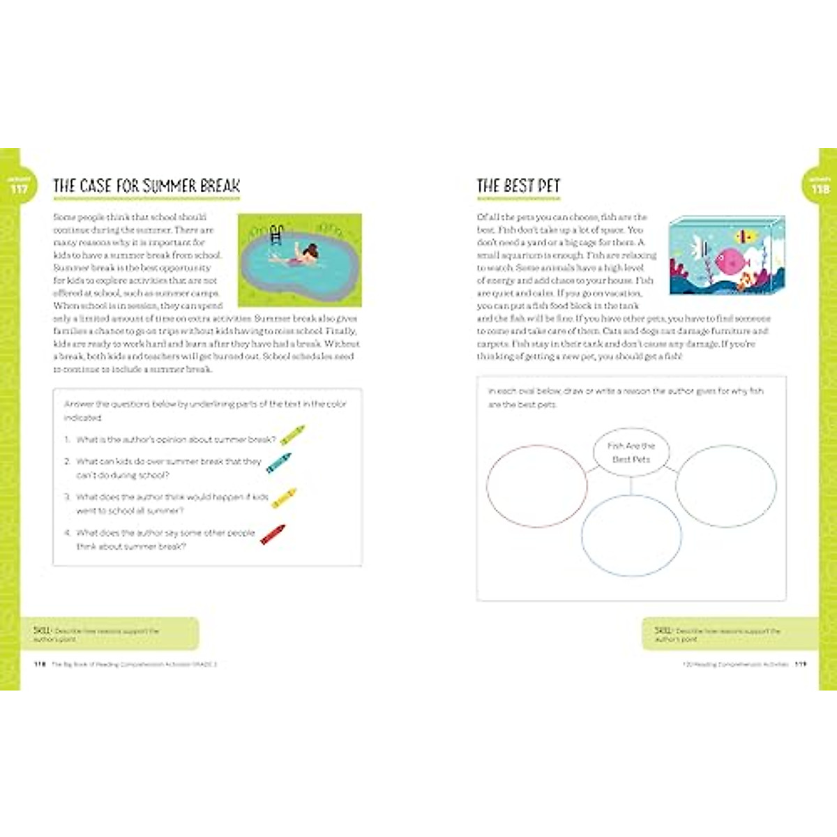 The Big Book of Reading Comprehension Activities, Grade 2: 120 Activities for After-School and Summer Reading Fun