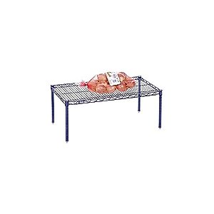 Nexel Commerical Wire Shelf Platform Dunnage Storage Rack, 24" x 36" x 14", Chrome