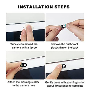 SOLUSTRE Computers Laptops 4pcs Peeping for Blocking Covers Mobile Tablet Web Slider Camera Anti Privacy Webcam Slide Cover Your Slide, Phone Laptop Cute Pattern Computer Decoration Computer Camera
