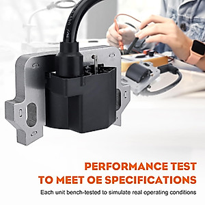 Honda GCV160 Ignition Coil for Honda GCV135 GCV190 GSV160 GSV190 GC135 GC160 GC190 GC160A GC160LA GC190A GC190LA Engine HRB216 HRR216 HRS216 Lawn Mower 30500-ZL8-014 30500-ZL8-004 30500-Z0J-003