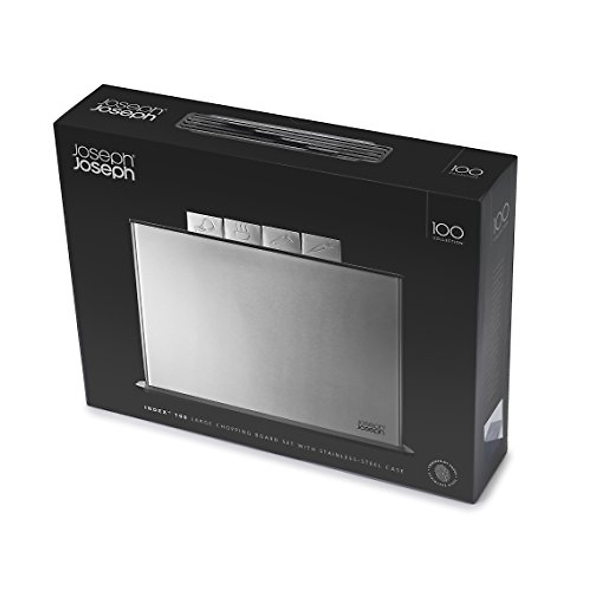 Joseph Joseph 100 Collection Index Chopping Boards - Stainless Steel