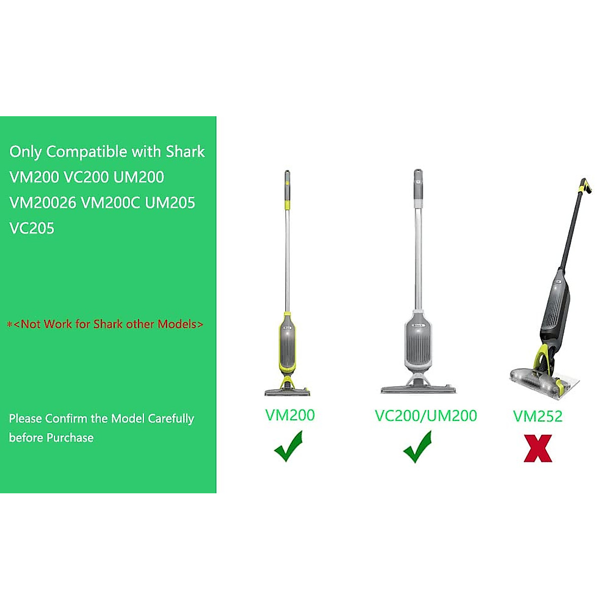 Replacement Shark VM200 Charger AC/DC Adapter Charger Power Cord Compatible with Shark VM200 VC200 UM200 VM20026 VM200C UM205 VC205 Series VACMOP Charger Cord Power Supply