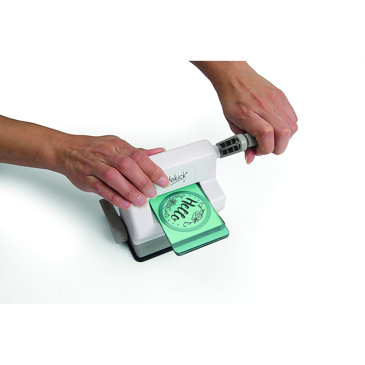 Sizzix Sidekick Starter Kit 661770 Portable Manual Die Cutting & 661769 Sidekick Cutting Pads, 1 Pair, Aqua, One Size