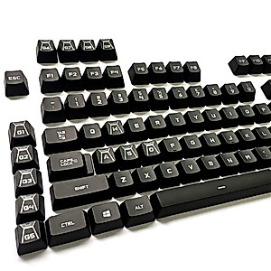 A Full Set 113 Keys keycaps Replacement for Logit G910 Orion Spark RGB Mechanical Gaming Keyboard