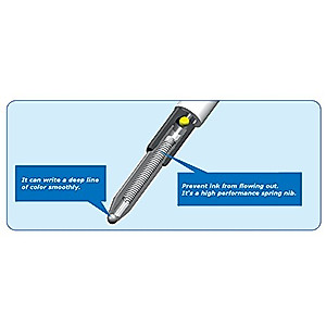 Jetstream 4&1 4 Color Extra Fine Point 0.38mm Ballpoint Multi Pen, Gold Barrel, 4 color Ink Refills, Sticky Notes Value Set