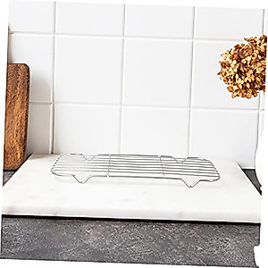 UPKOCH Bread Oven Stainless Steel Steamer Pot Bread Loaf Pans for Baking Metal Colander Steaming Rack Cooking Rack Barbecue Rack Heavy Duty Drain Rack Barbecue Grill Rack Air Fryer Can