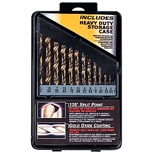 SKIL 98013 Gold Oxide Drill Bit Set, 13-Pieces