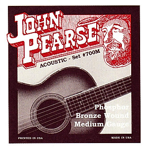 John Pearse 700M Phosphor Bronze Acoustic Guitar Strings