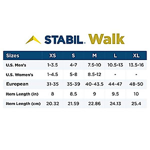 STABILicers Walk Traction Cleat for Walking on Snow and Ice, Black, Small (1 Pair)