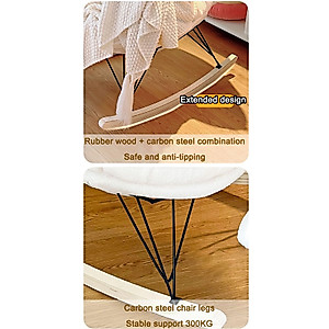 HARELA Outdoor Patio Rocking Chairs, Indoor Rocking Chair Comfy Rocker Chair with Thick Cushion, Modern Lounge Chair for Porch, Garden, Patio, Backyard