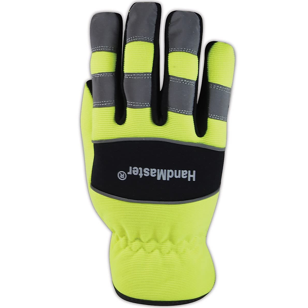 MAGID MECH106XL HandMaster MECH106 High-Visibility Mechanics Gloves, Full Finger, X-Large, Hi/Vis Yellow