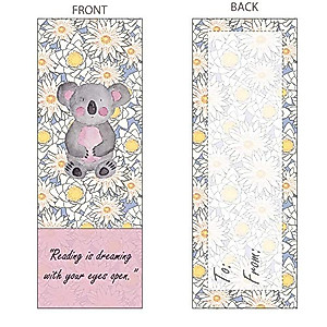 Simple Set of Bookmarks - 48 Recycled, Earth Friendly Bookmarks, Great for School Rewards or Little prizes