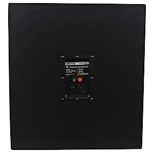 Rockville SBG1158 15" 800W Passive Pro DJ Subwoofer, MDF Cabinet/Pole Mount, Black