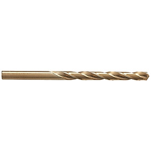 Triumph Twist Drill Co. 011516 1/4 Diameter T1C Cobalt Steel Drill, Bronze Oxide Finish, 12-Pack