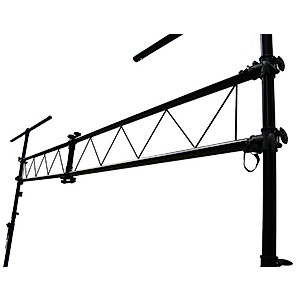 American Sound Connection Pro Audio Mobile DJ Light Stand 10 Foot Length Portable Truss Lighting System with T-Bar