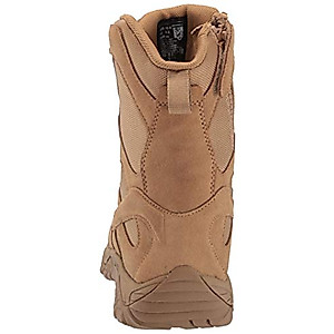 Merrell Men's Moab 2 8" Defense Zip Composite Toe Military and Tactical Boot, Coyote, 11.5 Wide